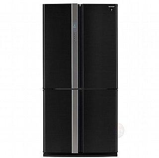 חנות למוצרי חשמל בתל אביב אתר למוצרי חשמל | מקרר 4 דלתות בצבע שחור SHARP דגם: SJ-8620 BL ...